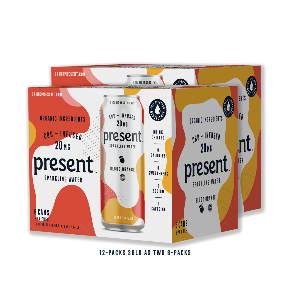 Present CBD-Infused Sparkling Water – Drink Present